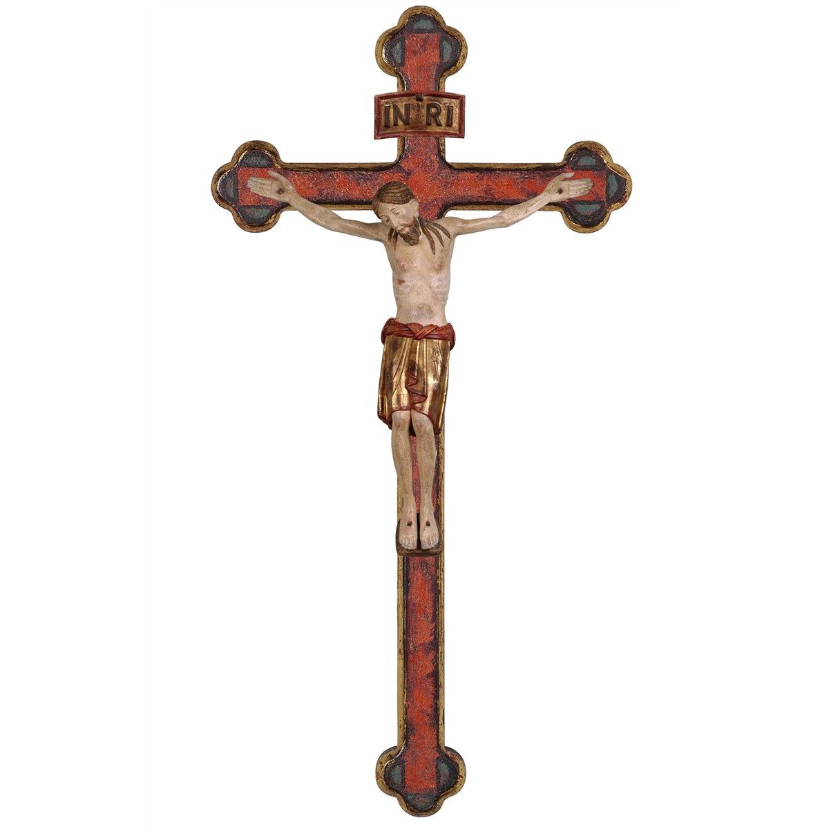 Baroque gold cross with Corpus S.Damiano | Crosses | choralis.art