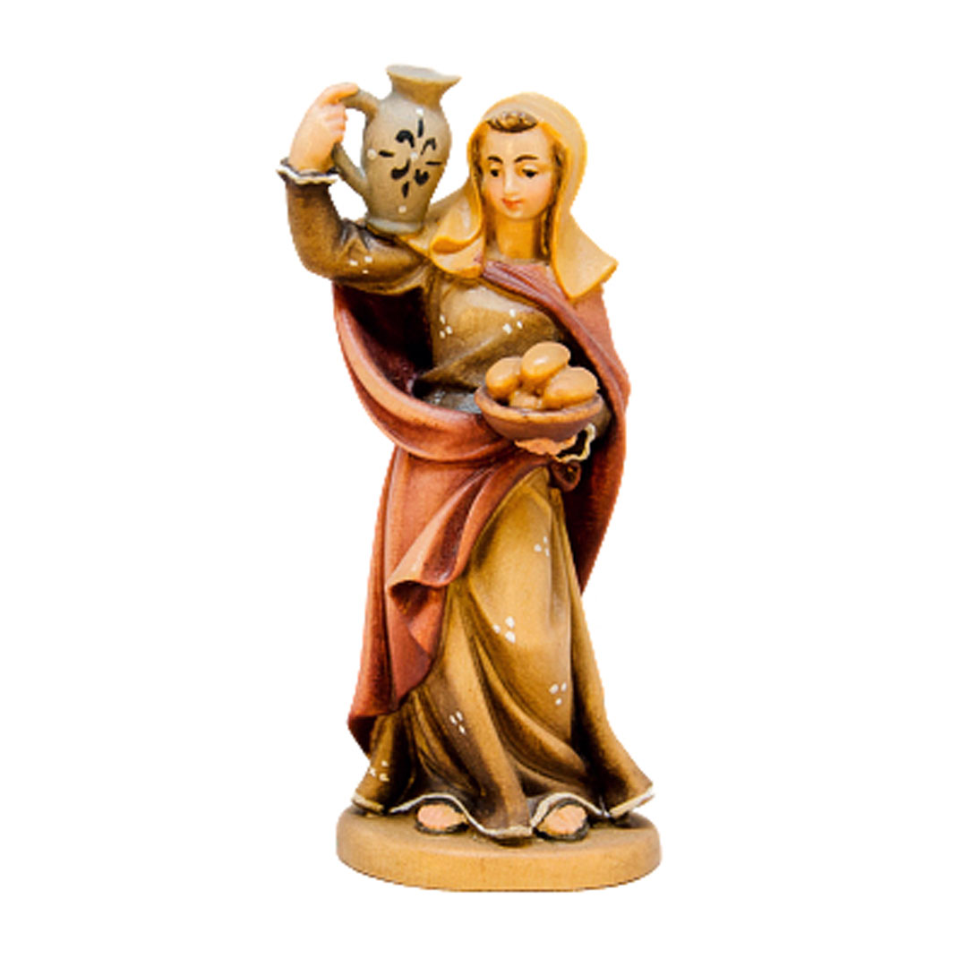 Shepherdess with Jug and Bread - Traditional | Figurines - Traditional ...
