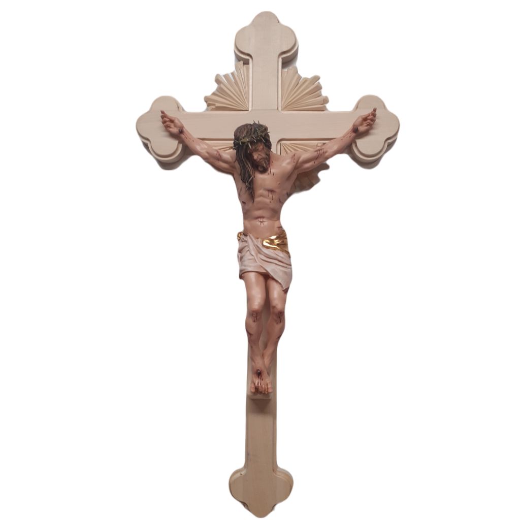 Baroque cross with Jesus Christ | Crosses | choralis.art