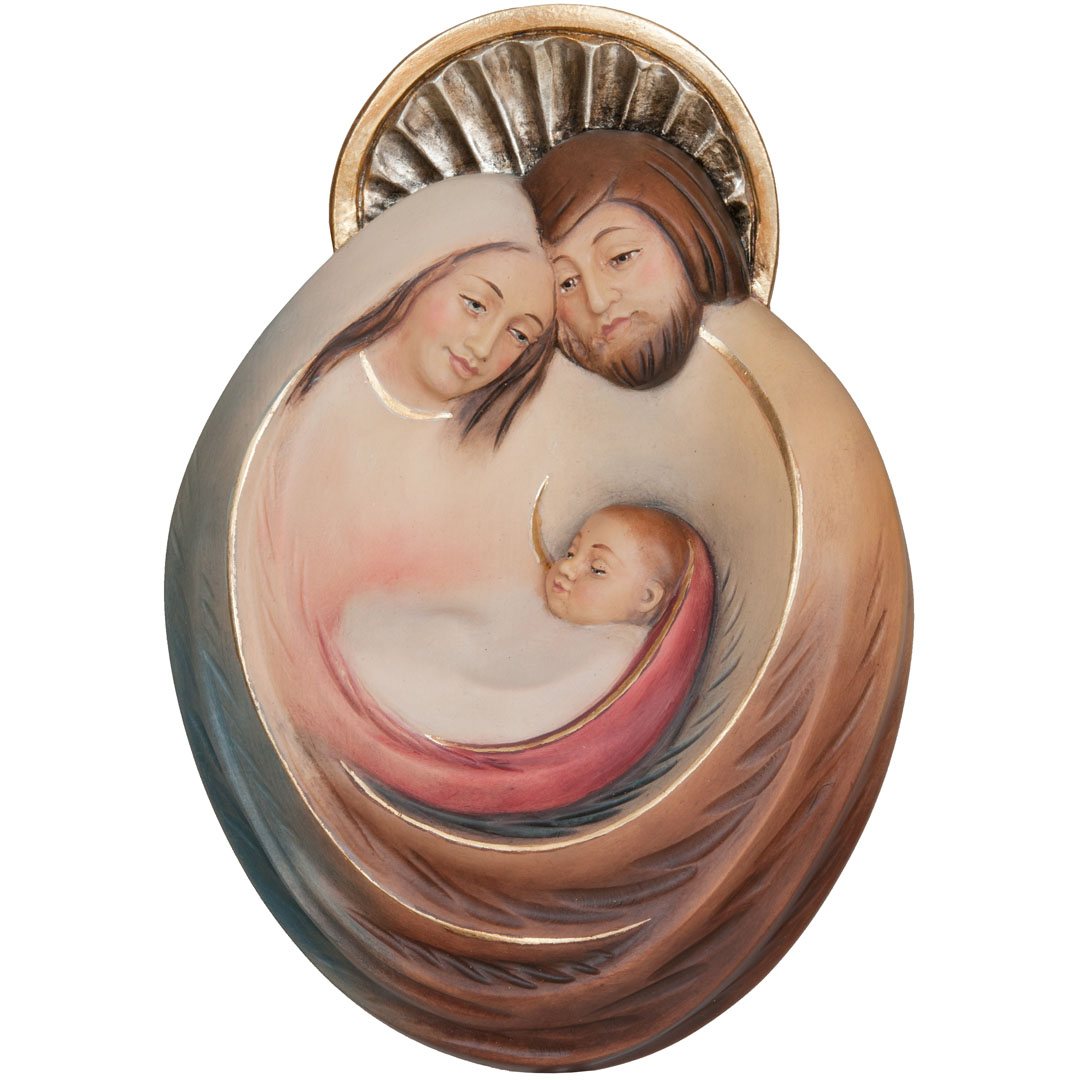 Svätá Rodina drevený portrét | Náboženské obrazy | choralis.art